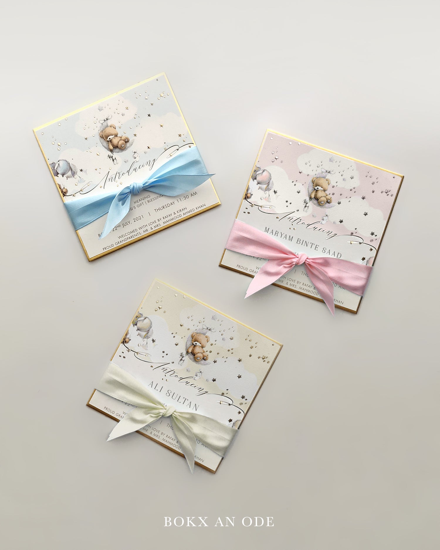 Birth Announcement Cards – Vel&Ash